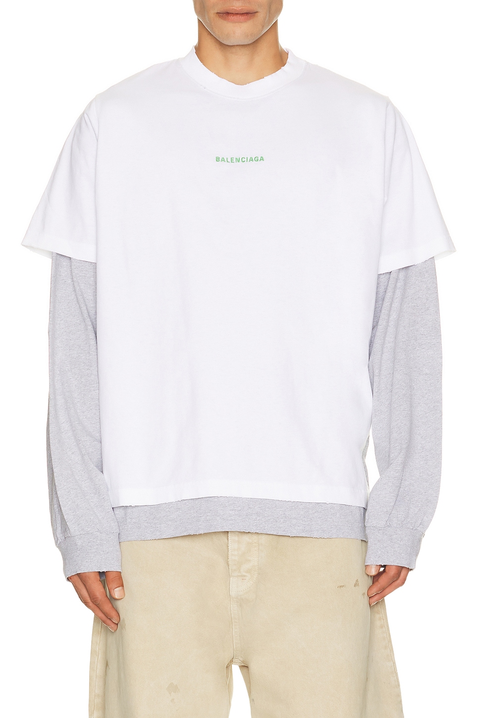 BALENCIAGA Double Tee Shirt